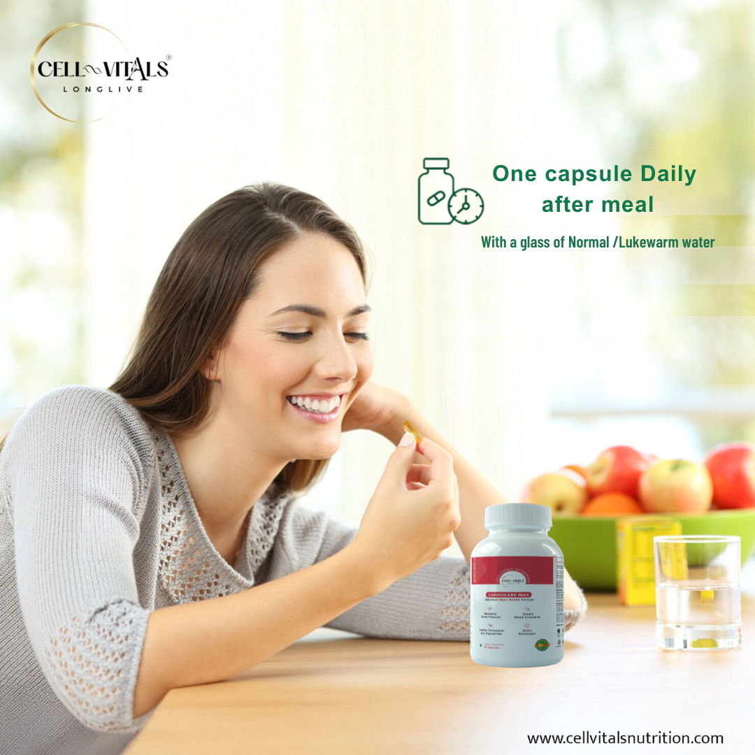 Cell-Vitals CardioCare Max — Patented 1-Capsule Heart Support – Cell ...